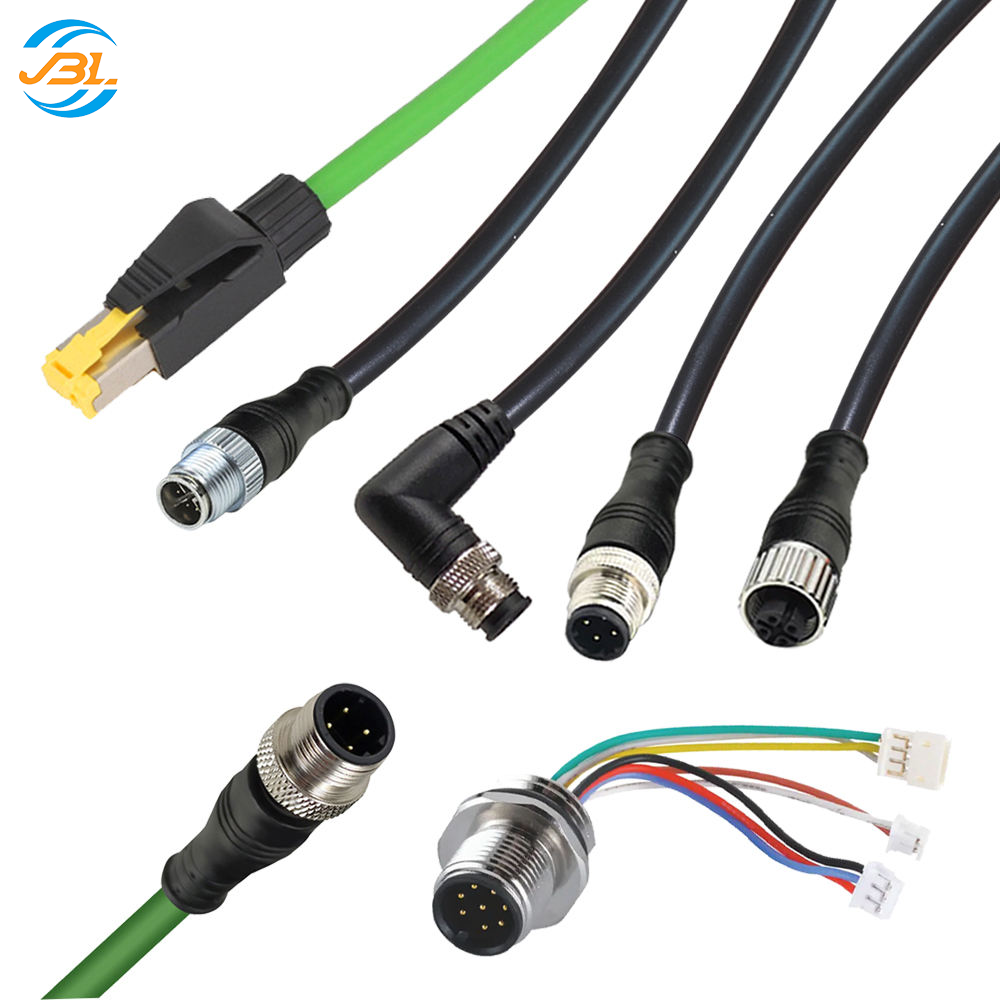 Custom waterproof m8 M12 custom circular connector Cable connector ...