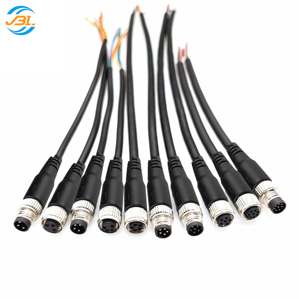 Custom waterproof m8 M12 custom circular connector Cable connector ...