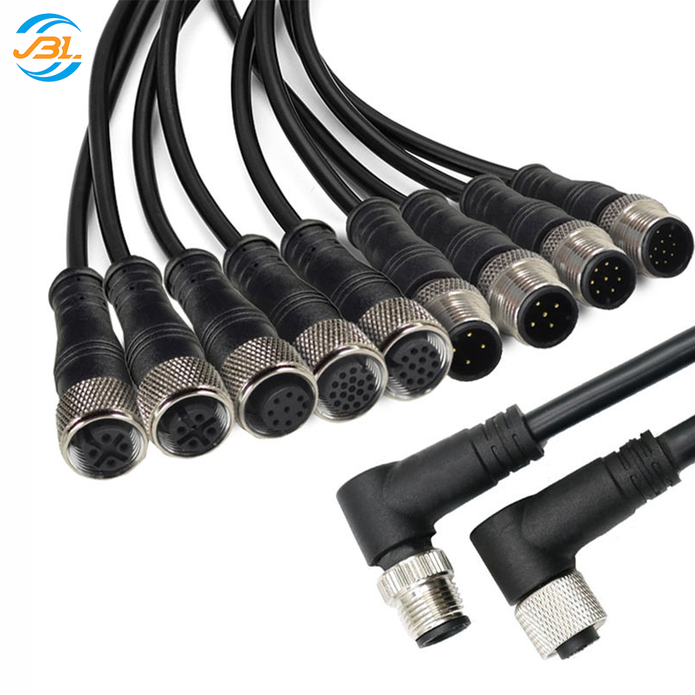 Custom M12 Cable Assembly Male to Female IP67 IP68 Waterproof | JBL ...