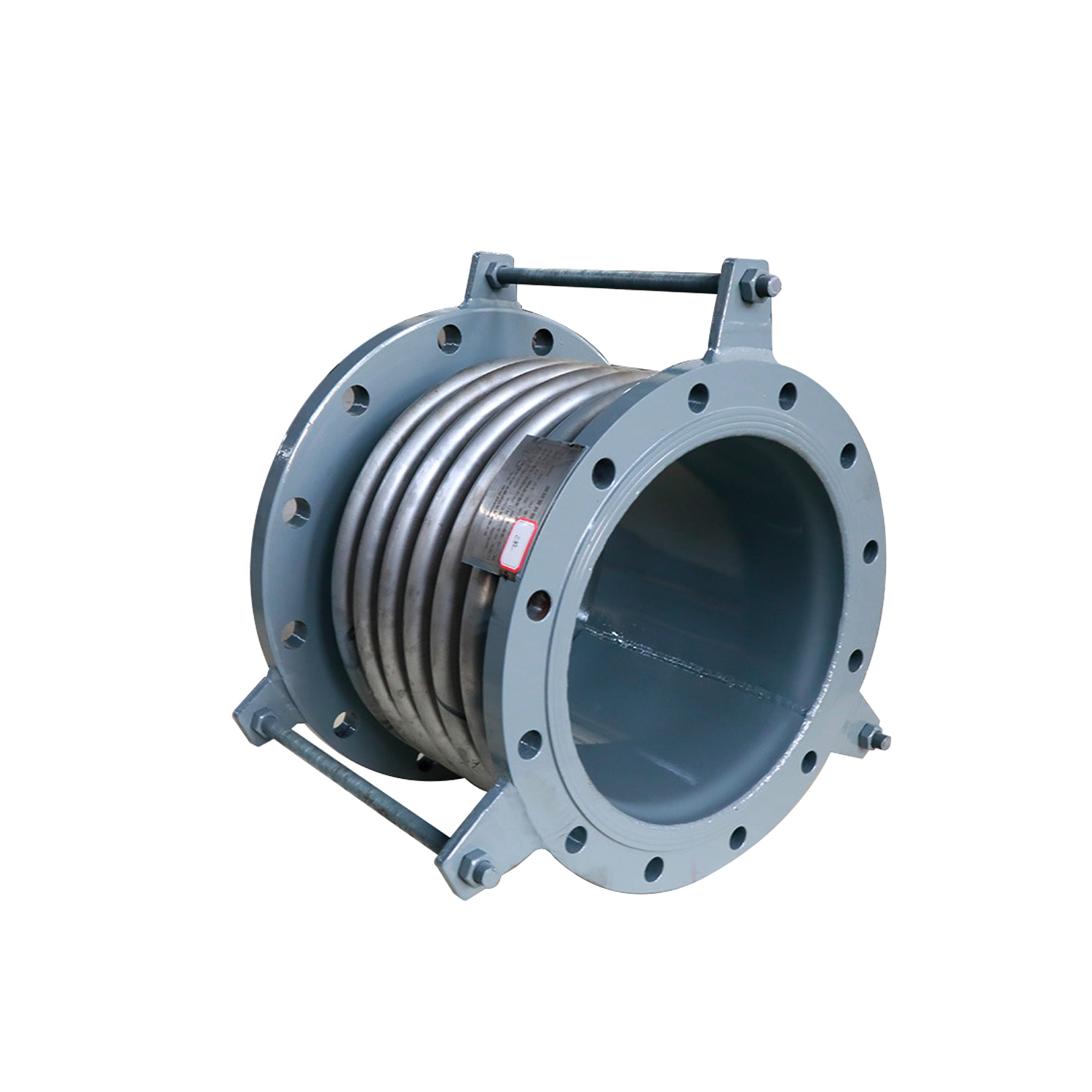 Flanged SS body connector with control rods