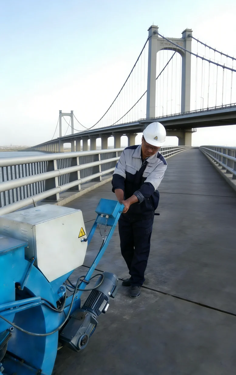 High-Efficiency Road Shot Blasting Machine for Asphalt & Concrete
