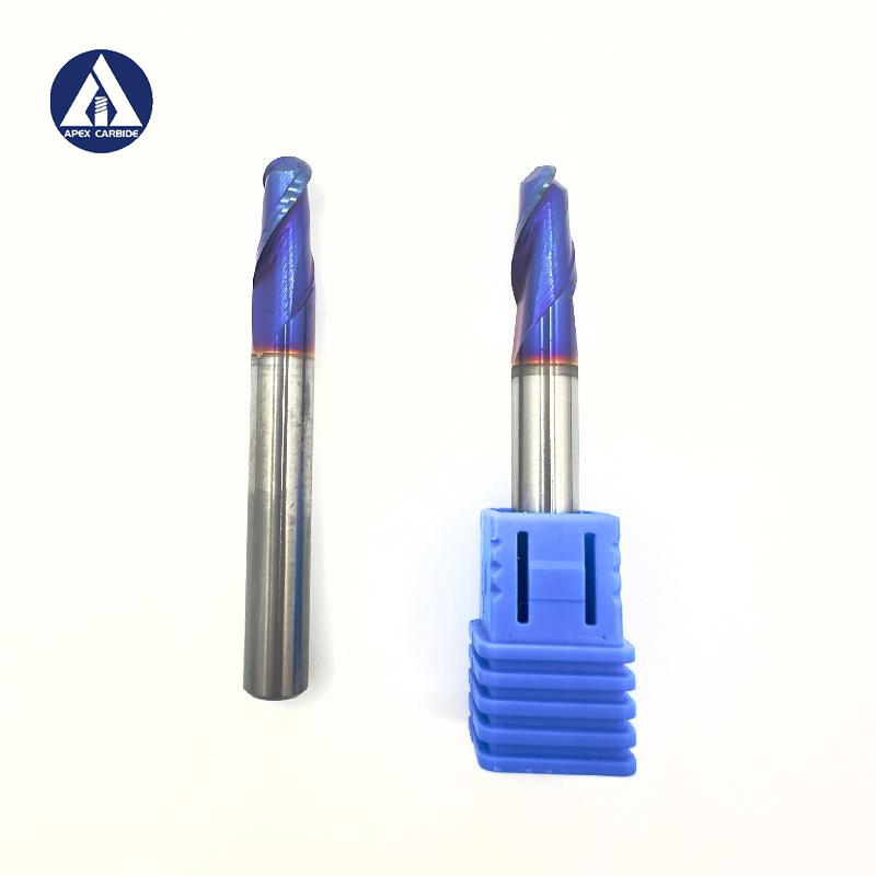Spherical Carbide Milling Cutters with Naco Coating for High Speed ...