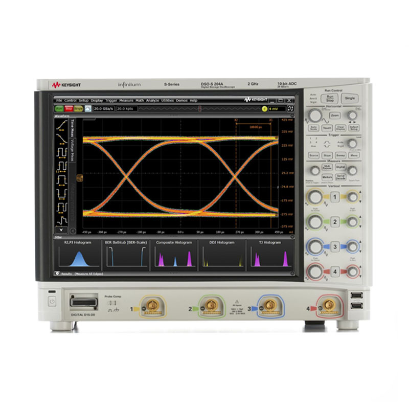 KEYSIGHT是德 DSOS204A Infiniium S系列示波器：2 GHz，4 个模拟通道_苏州蓝测电子科技有限公司