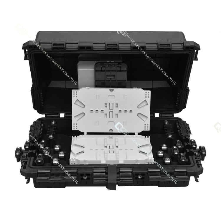 In-line Fiber Splice Box with Adapter and Splitter - QIANHONG