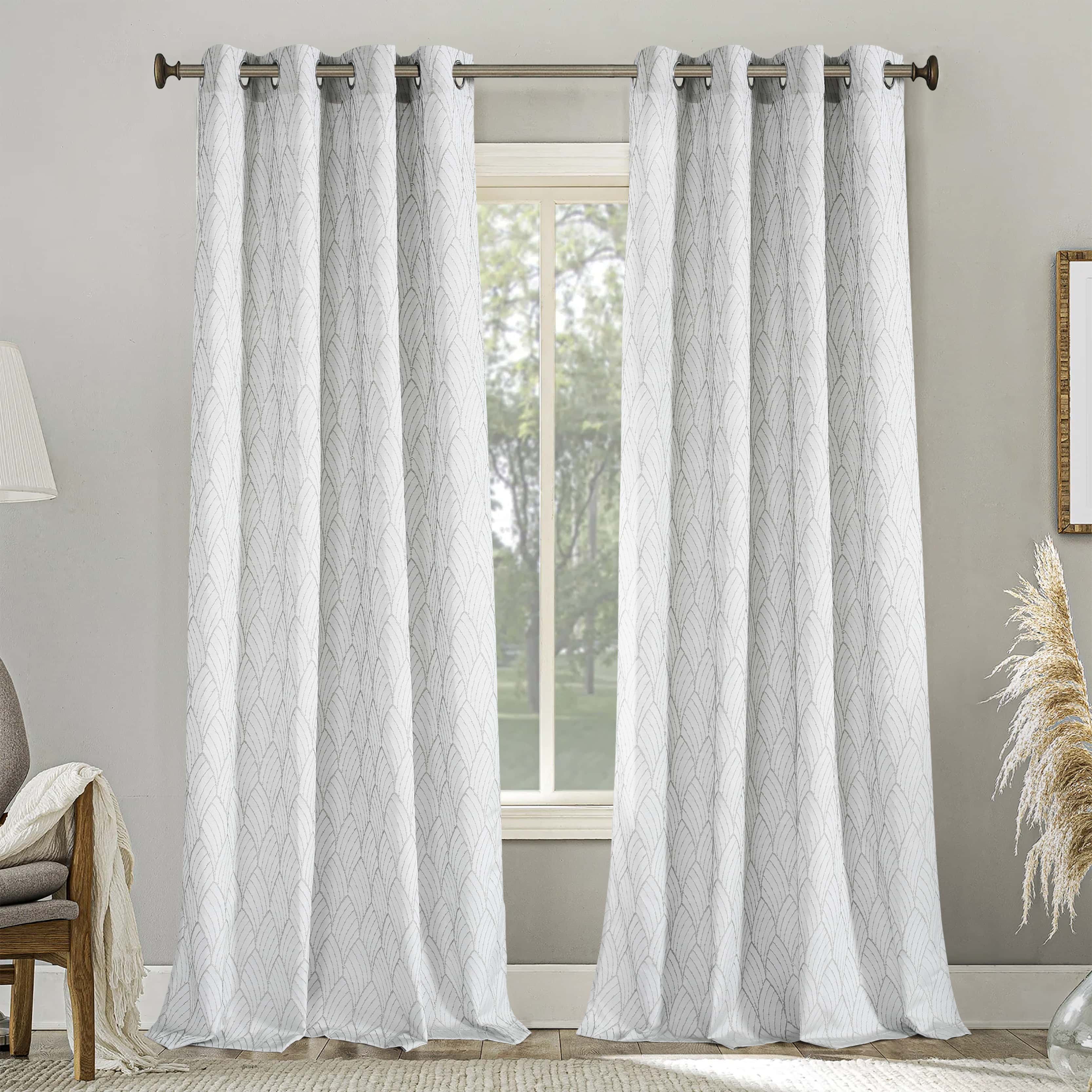 Wholesale-Custom Grey Jacquard Curtains-Well Home
