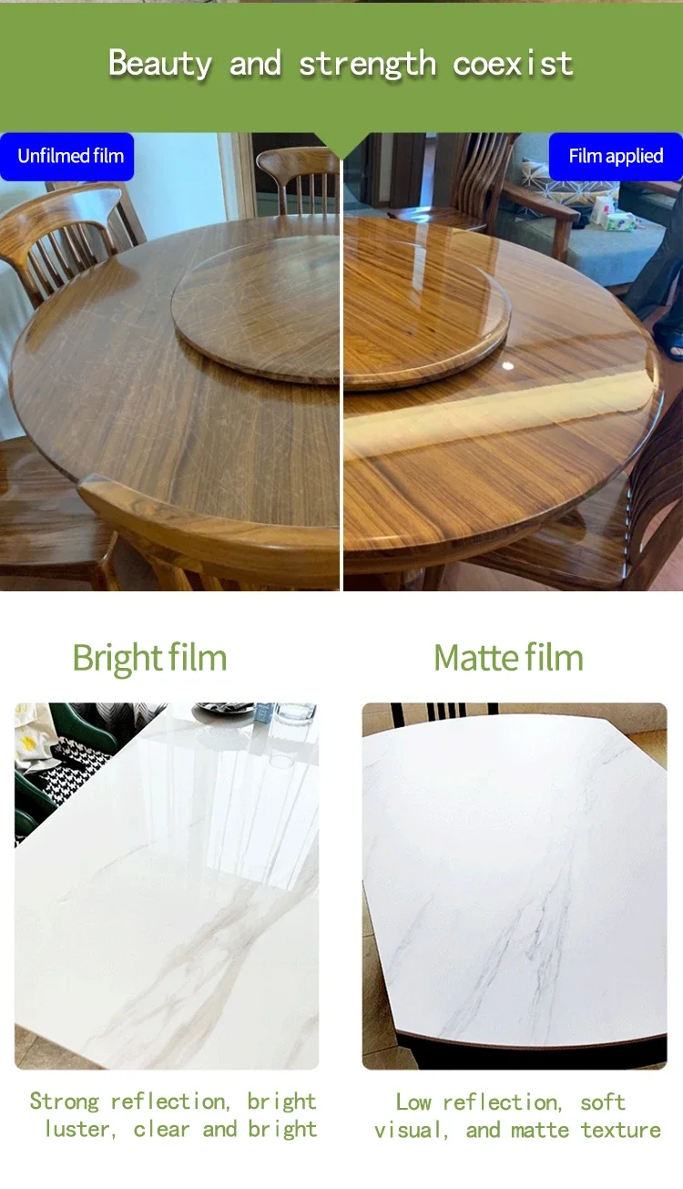 Clear Protective Film For Furniture-Table Top Protective Film-Exporter