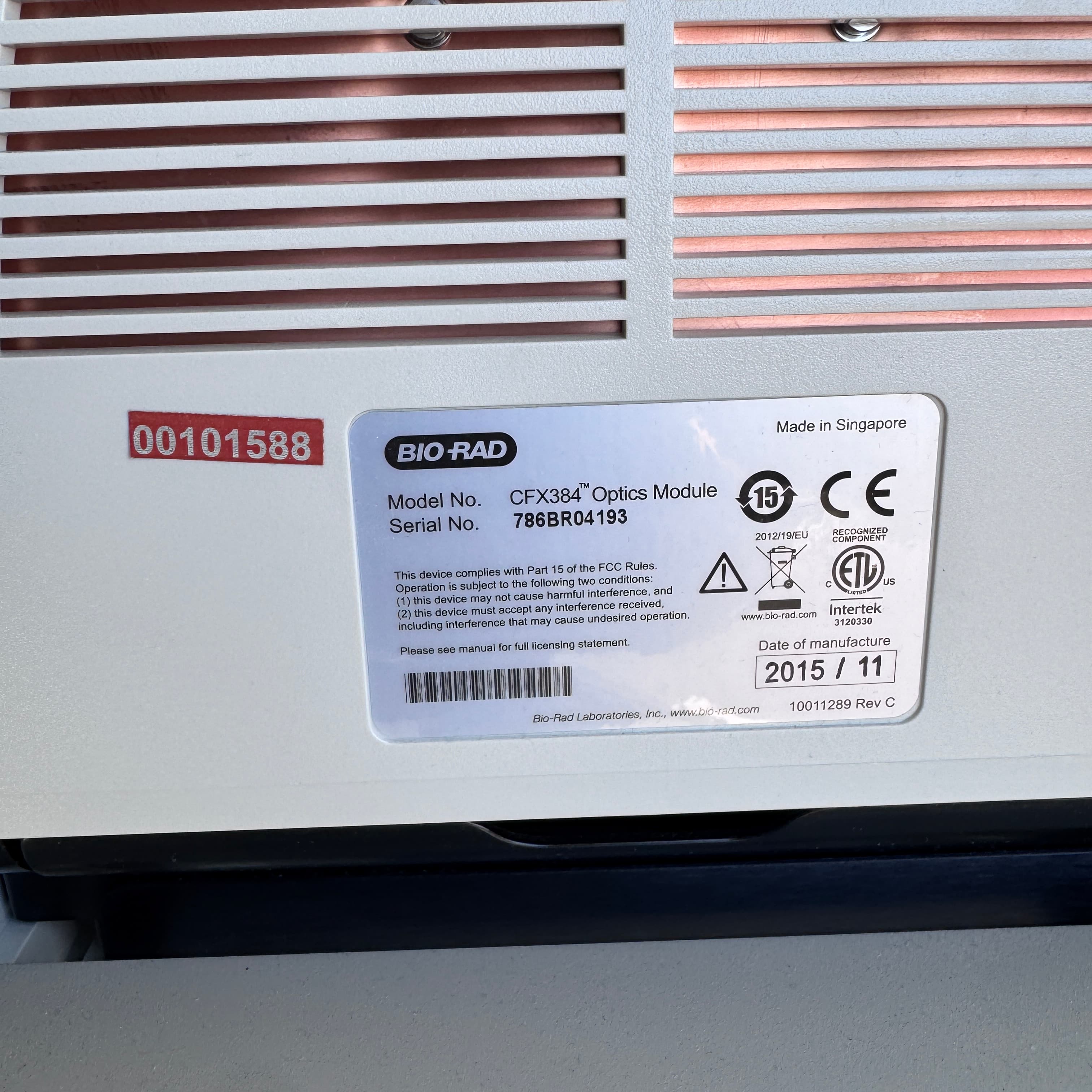 伯乐 BioRad CFX384 荧光定量PCR仪