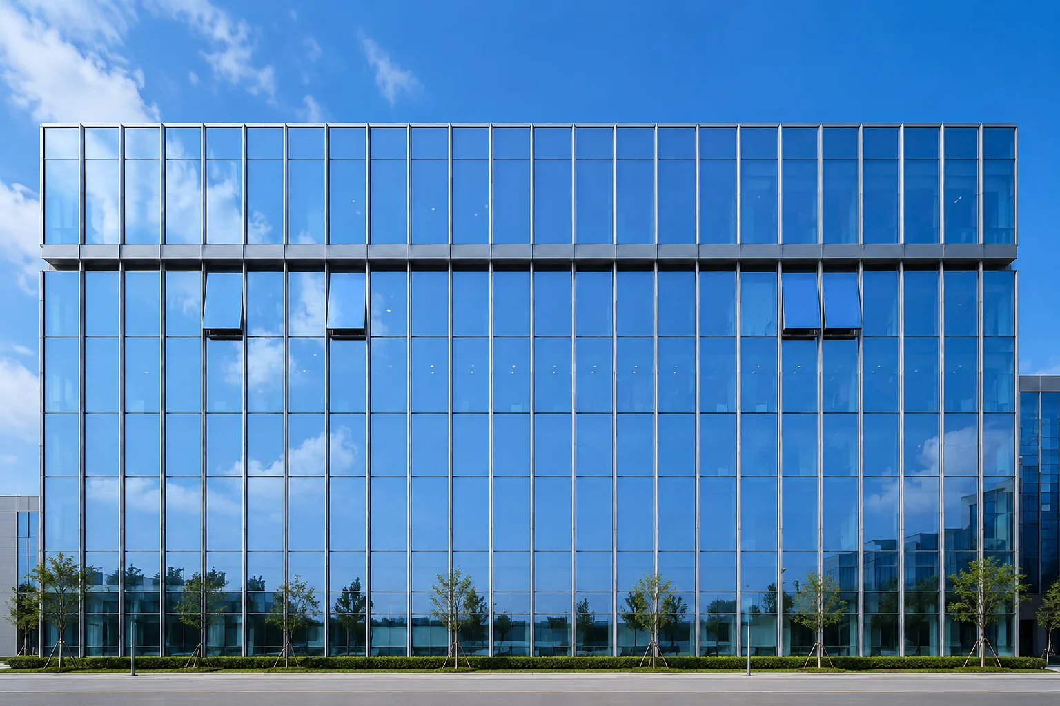 Semi-unitized facade system(Middle East)-Solutions Provider in China ...