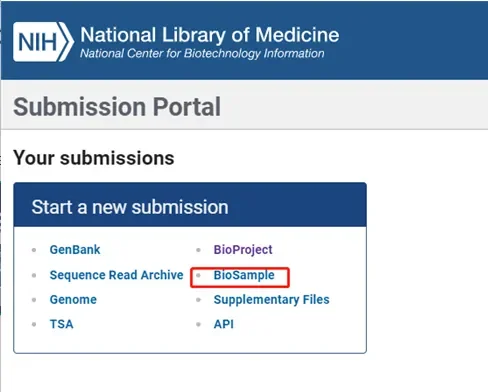 数据上传——BioProject,BioSample,SRA_上海慕柏生物医学科技有限公司