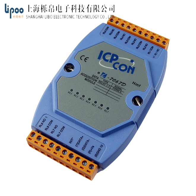 泓格_ICPCON_I-7067D_分布式I/O模块_泓格科技大陆分公司_ICPDAS_上海栎帛电子科技有限公司_上海泓格总代理商