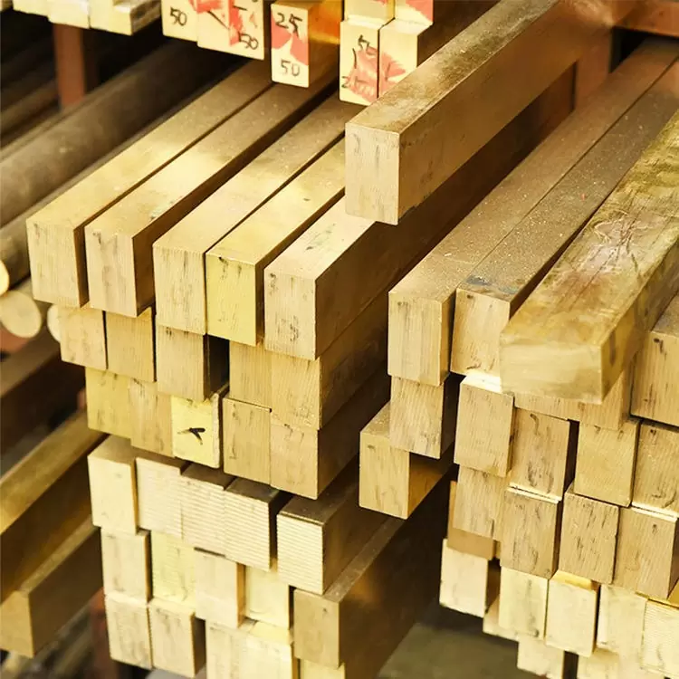 Brass Square Bar Rod - High Quality by Baizhiyuan Metal