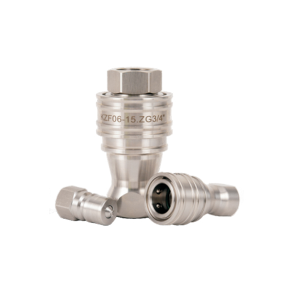 Stainless Steel Open Close Gas-Liquid Quick Connector