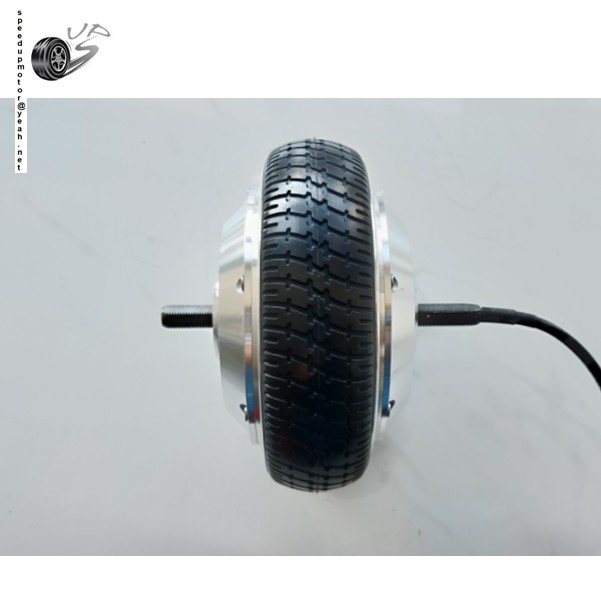 6.5Inch Solid Tyre Wheel Motor Geared,Brushless DC Motor,BLDC Powered ...