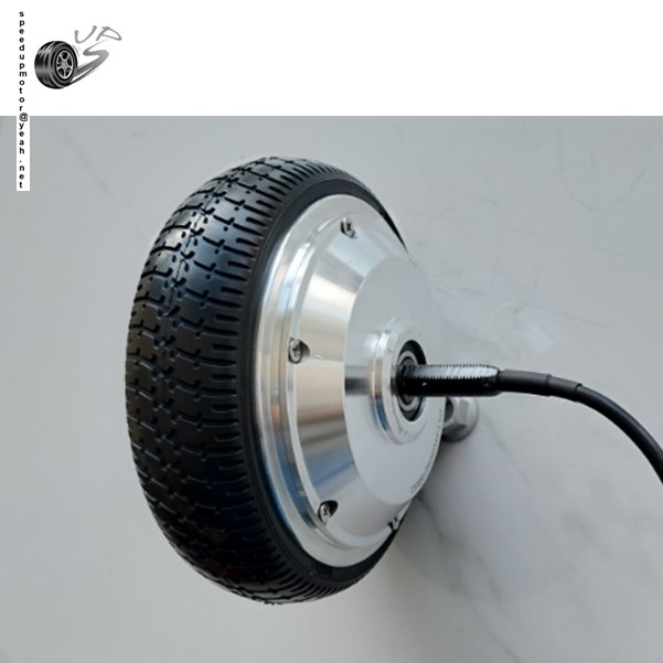 6.5Inch Solid Tyre Wheel Motor Geared,Brushless DC Motor,BLDC Powered ...