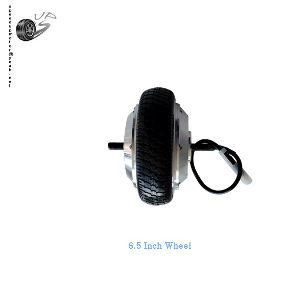 6.5Inch Solid Tyre Wheel Motor Geared,Brushless DC Motor,BLDC Powered ...