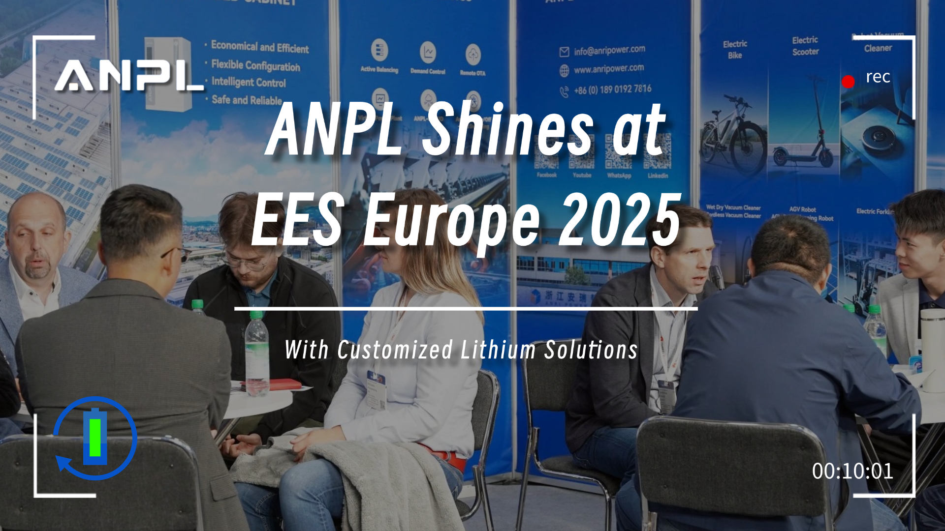 EES Europe 2025 Intersolar: ANPL's Customized Lithium Solutions