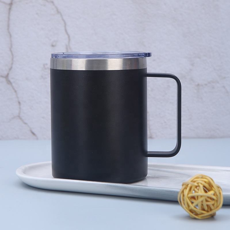 Stainless Steel Double-Walled Coffee Mug Lid 6-12 Hours