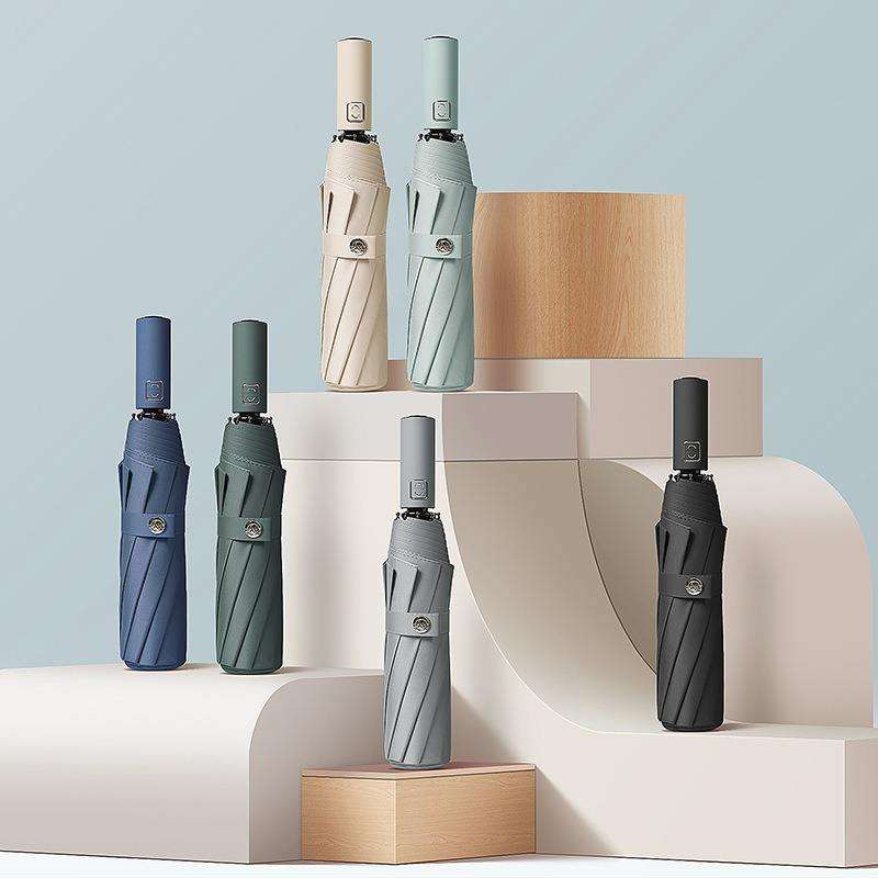 Automatic Folding Umbrella with Customized logo for Gift