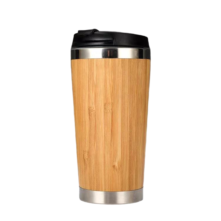 450ml Stainless Steel Bamboo Business Gifts Coffee Mug