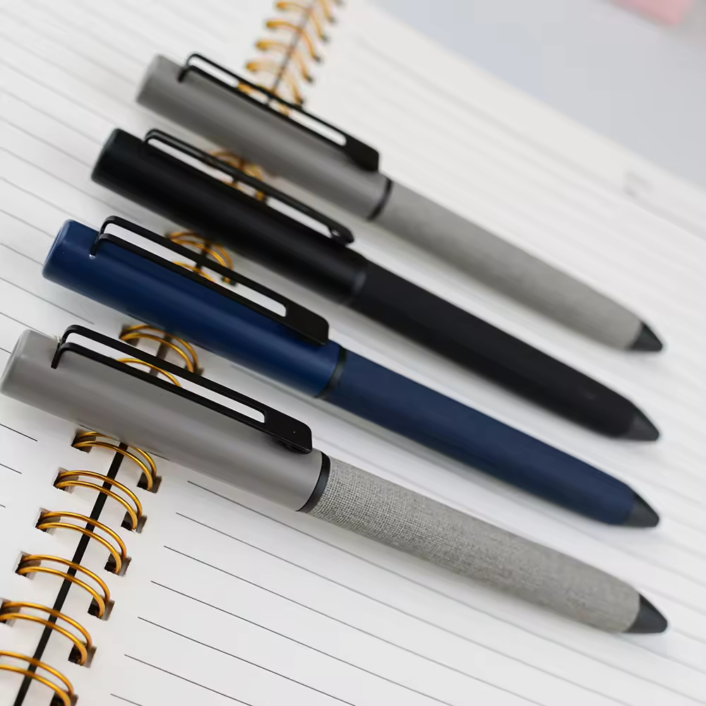 Luxury High Quality Metal and Fabric Ball Pens