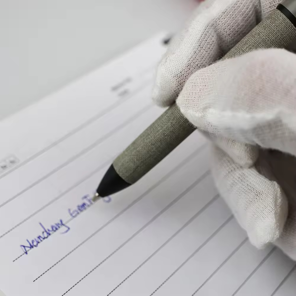 Luxury High Quality Metal and Fabric Ball Pens