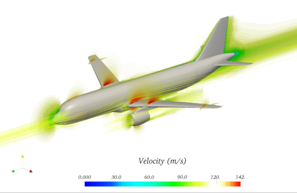 CFD模拟飞行器设计中的应用