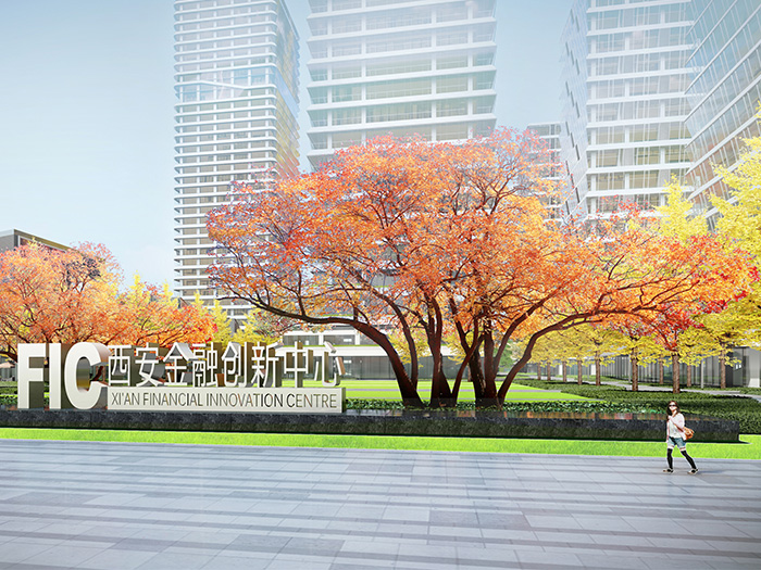 Urban complex landscape design and construction-Shanghai Gudi Landscape ...