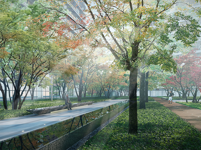 Urban complex landscape design and construction-Shanghai Gudi Landscape ...