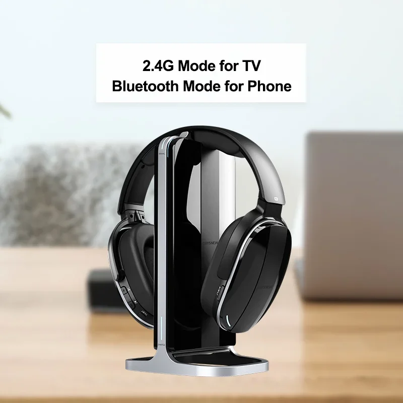2.4G+Bluetooth:ARKON Dual-Mode Wireless Headphone BH1080J