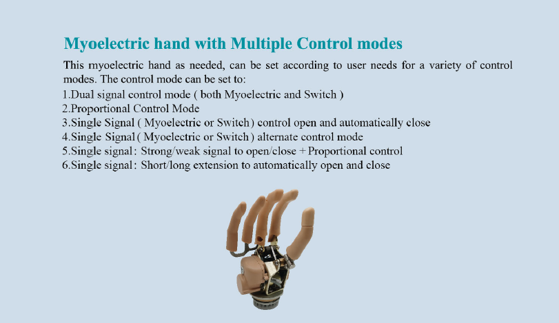 Myoelectric hand with Multiple Control modes-Shanghai Kesheng ...