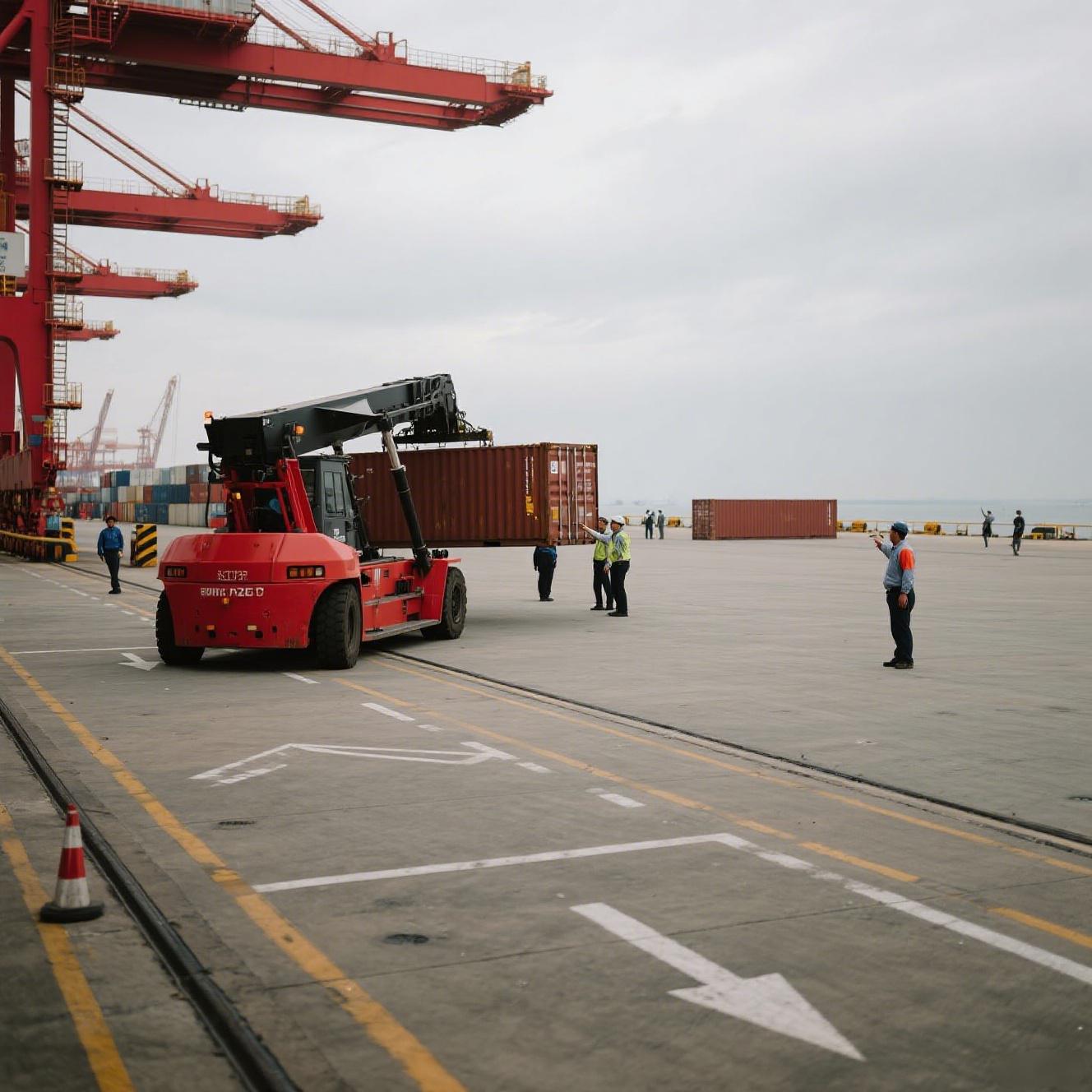 Empty Container Stacker Hydraulic Cylinder | China Port Equipment Supplier