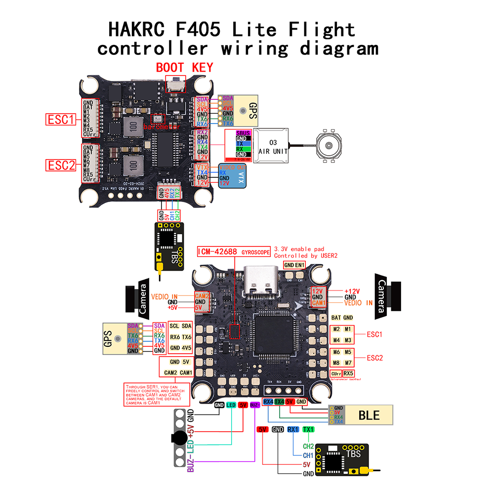 HAKRC F405 Lite Flight
