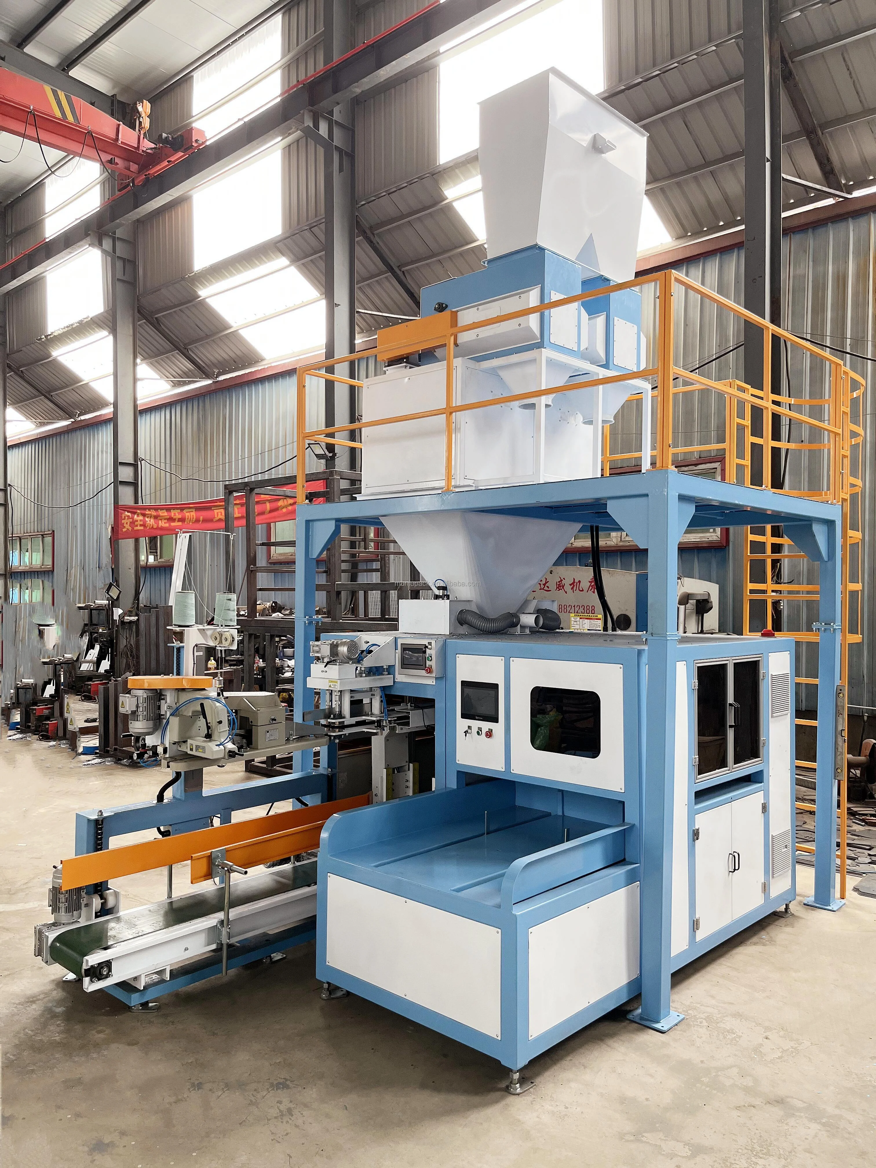 Automatic Woven Bag Pellet Bean Rice Packing Machine Manufacturer