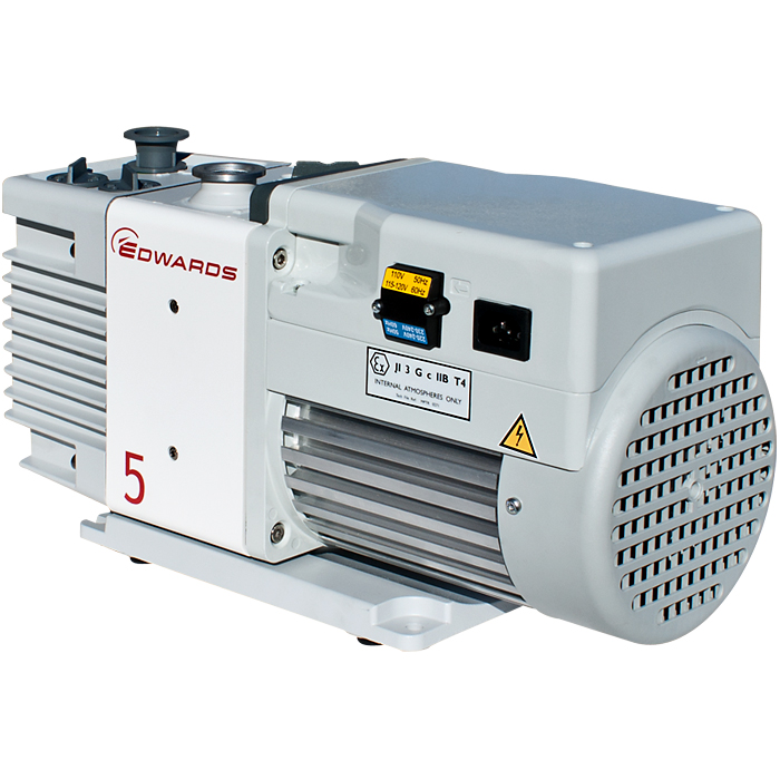 Edwards RV5 Dual Stage Rotary Vane Vacuum Pump-Hover Technology