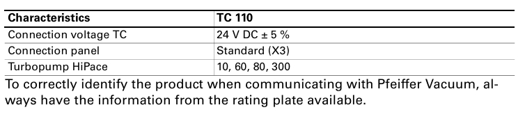 Pfeiffer TC110 Turbo Controller Drive/Monitor Integration - Hover Tech