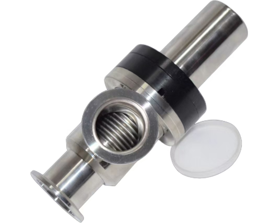 GDQ-KF50 Pneumatic Vacuum Angle Valve L-Type 304 Stainless Steel KF ...