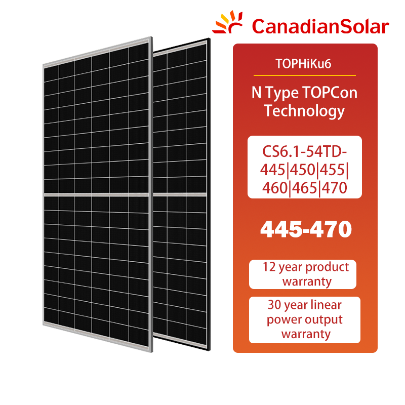Canadian Solar TOPHiKu6 445-470W-Solar Modules Manufacturer