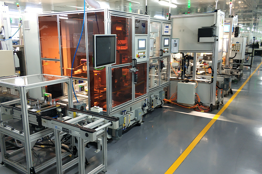 Core Processes of Electric Drive Assembly Line