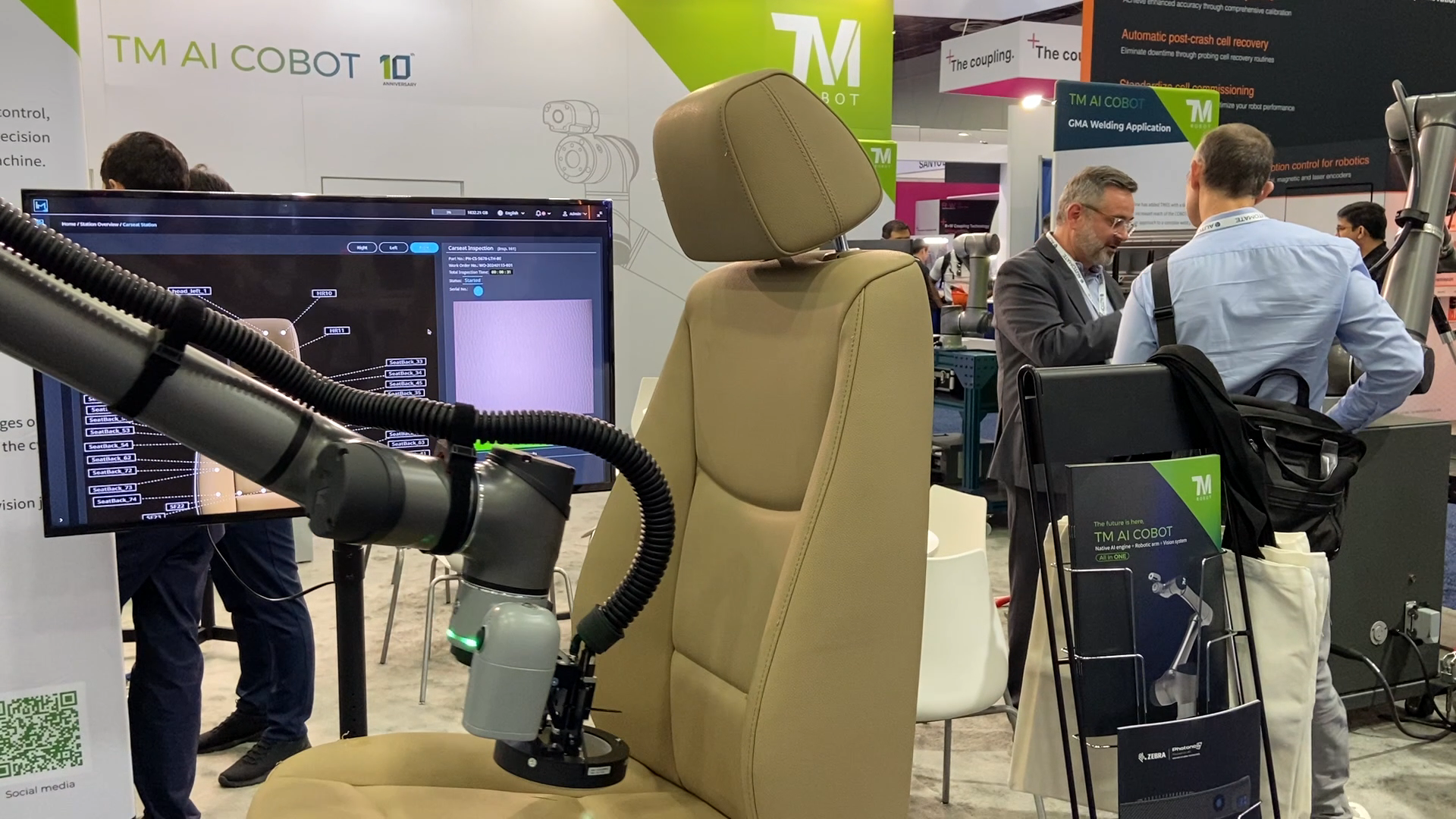 达明机器人十周年**新品TM6S,AI创新方案亮相美国工业自动化展!-达明机器人(上海)有限公司