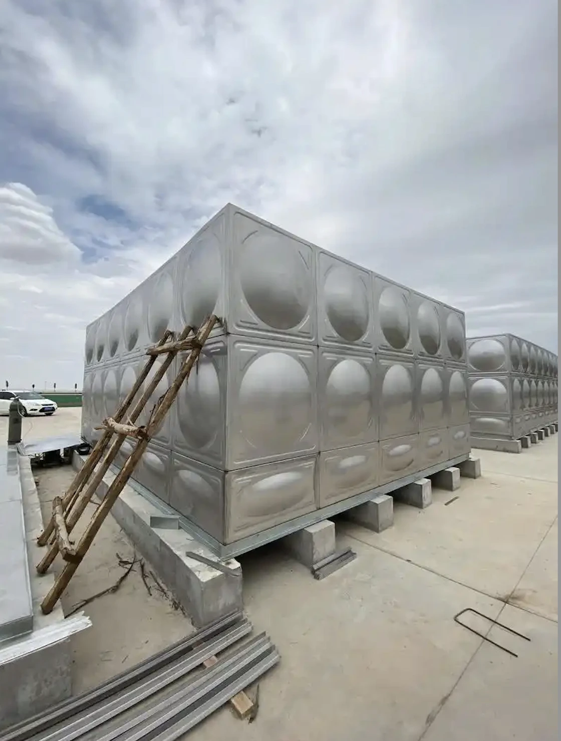 Rectangular Stainless Steel Water Tanks for Hotel Hot Water Systems | Shide