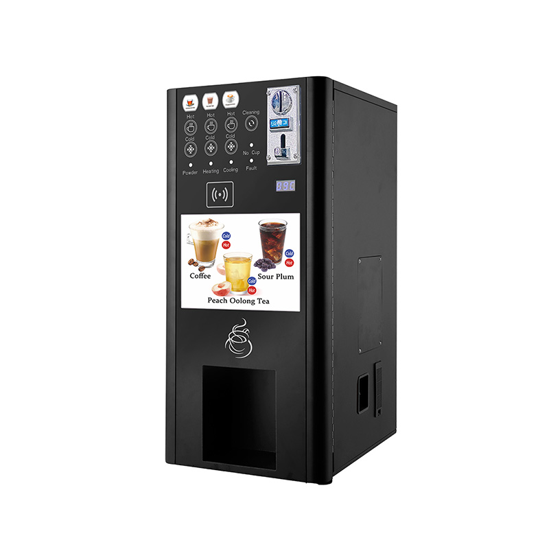Smart Instant Coffee & Beverage Vending Machine | 3 Powder Tank Hot ...