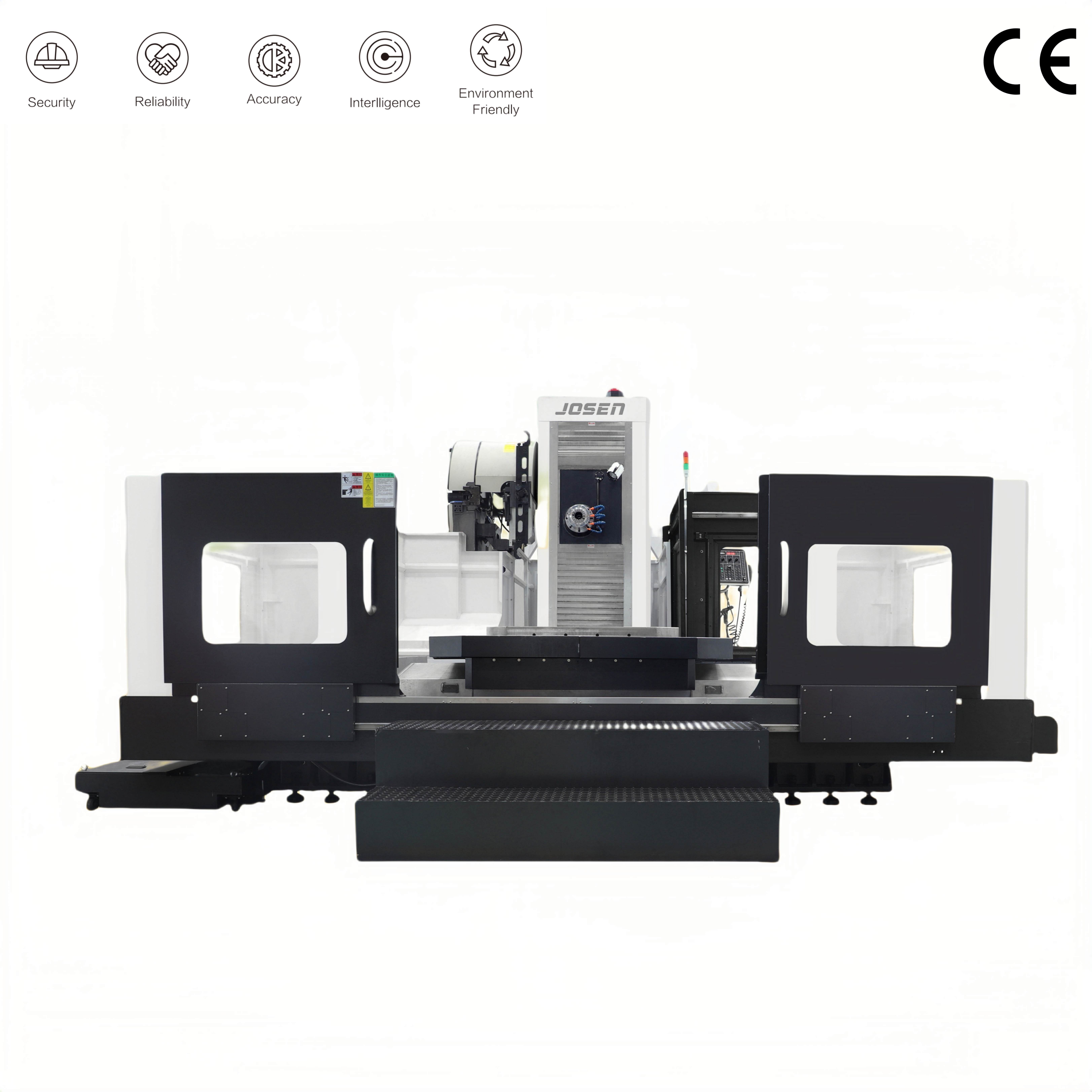 Horizontal Turning Center Factory-Aluminum Alloy Machining-Josen