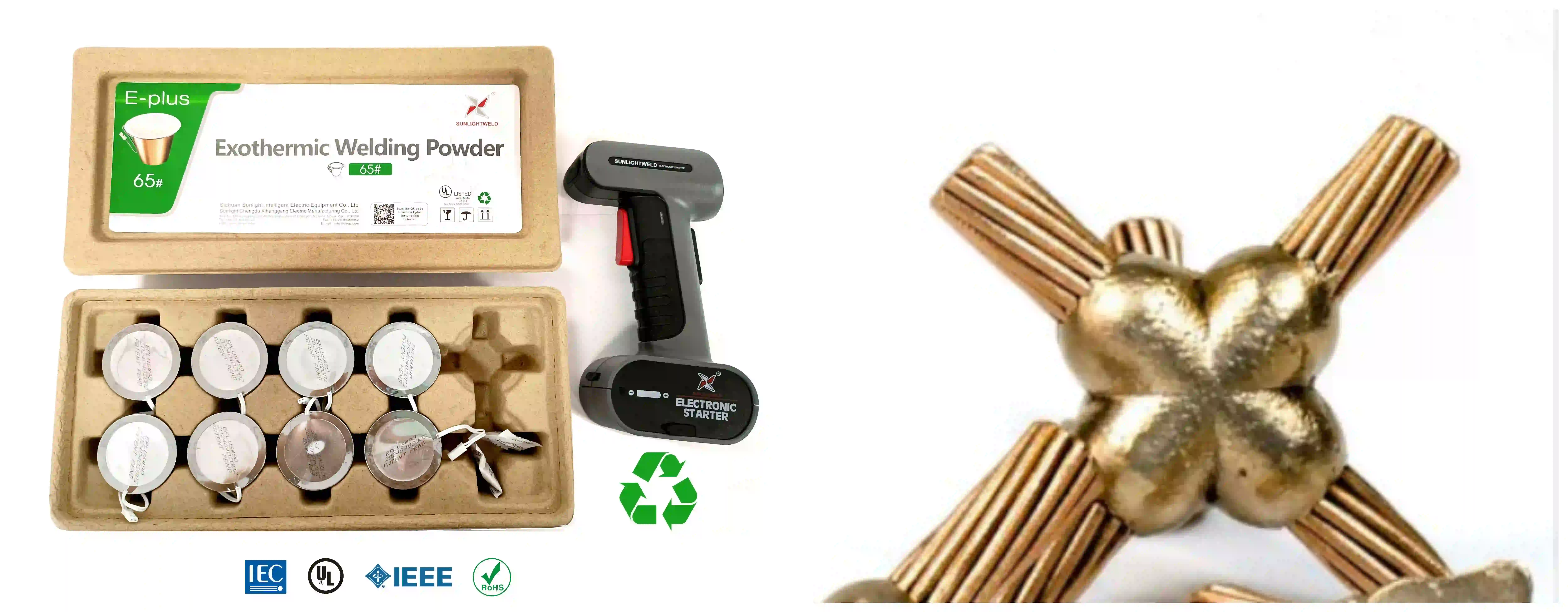 Sunlightweld Eco Friendly Exothermic Weld Grounding Benefits