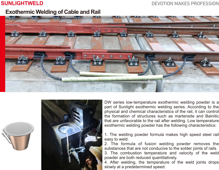 Rail Bond Exothermic Weld Powder Factory Price - China Manufacturer ...