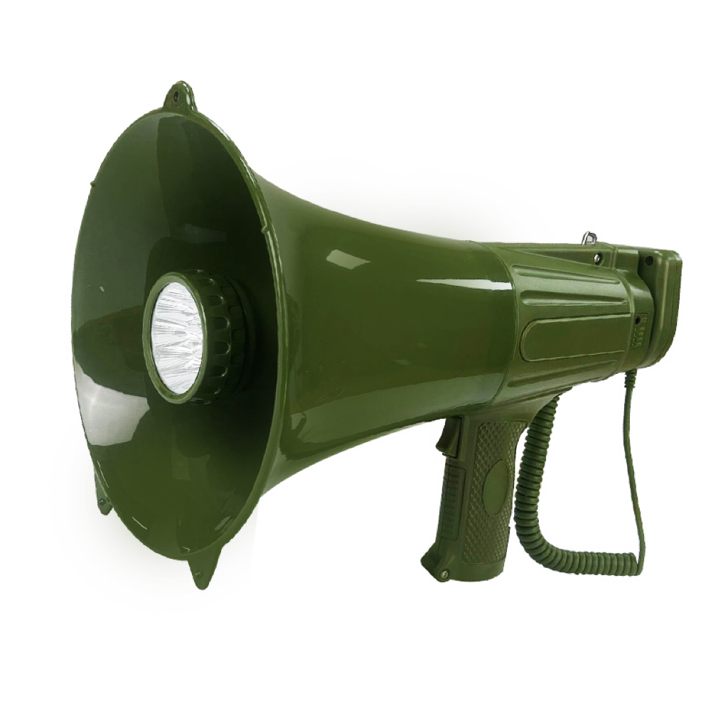 CR-120X 60W 1000 Yards Professional Megaphone with LED Light