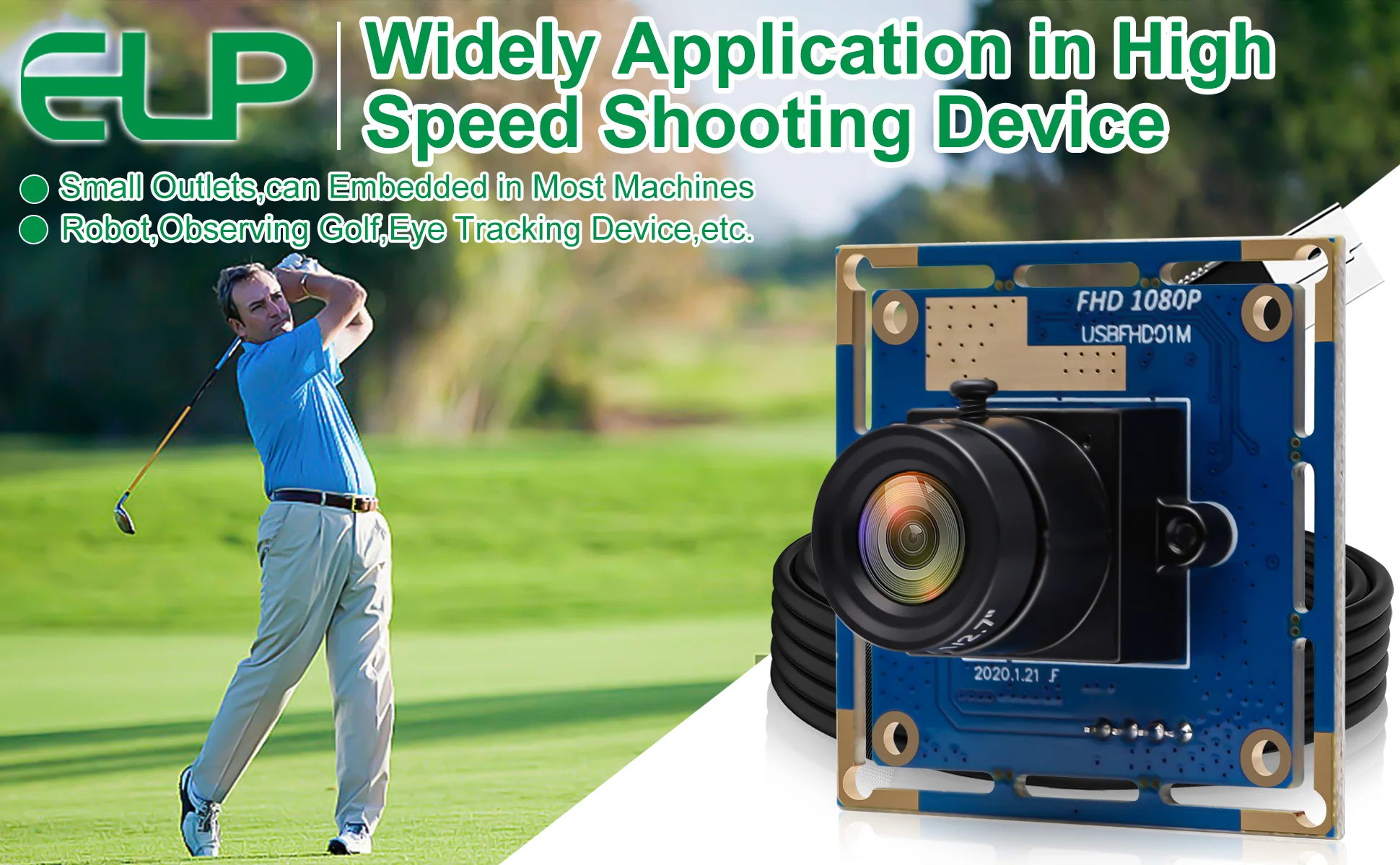 ELP 1080P High Speed USB Camera Module | High Quality | Ailipu