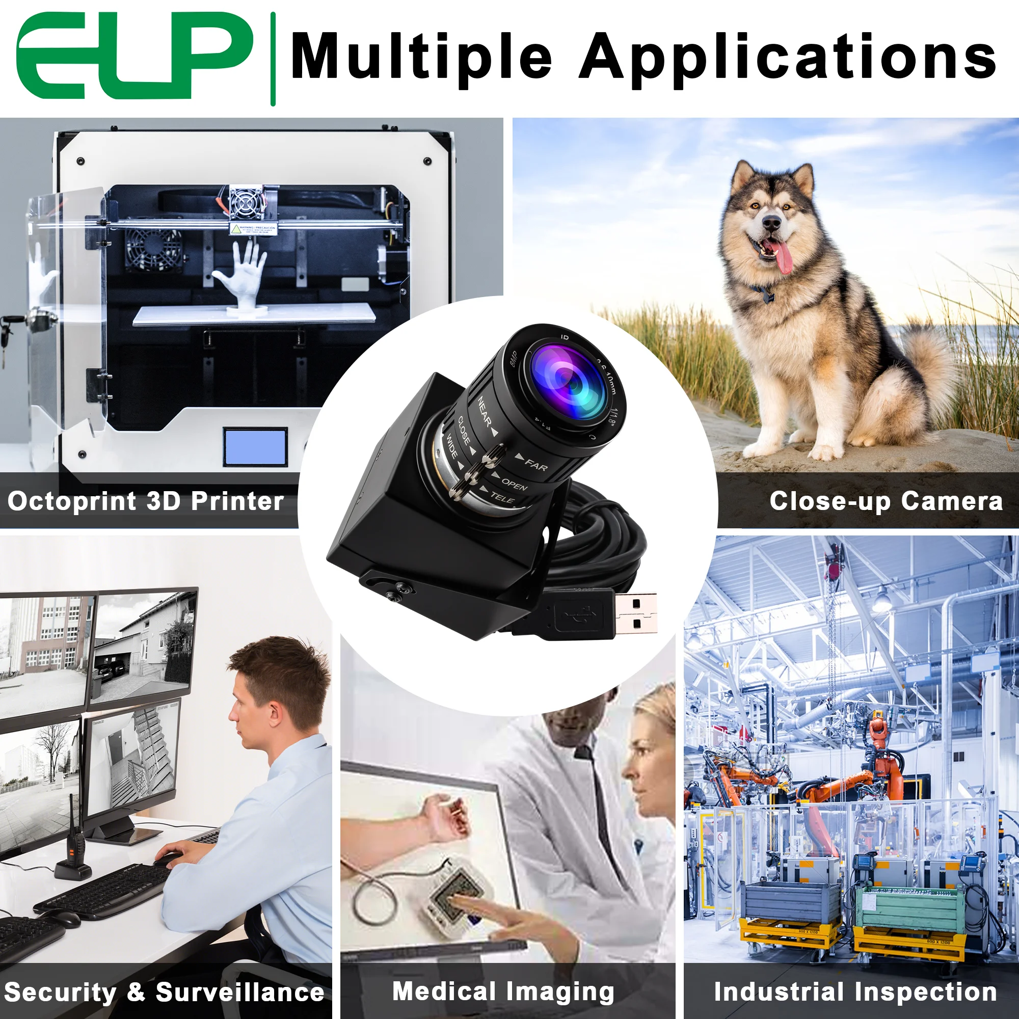 ELP 30FPS 48MP USB Camera | High Quality & HD | Ailipu