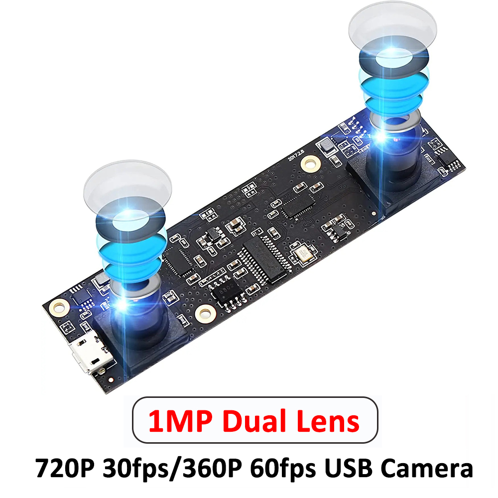 ELP 720P HD Dual Lens USB Camera Module | High Quality | Ailipu