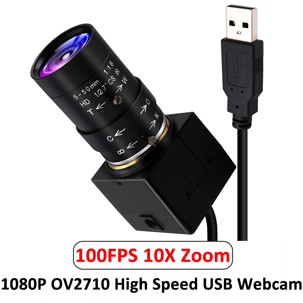 ELP Full HD 30fps/60fps/100fps High Speed USB Webcam With Manual ...