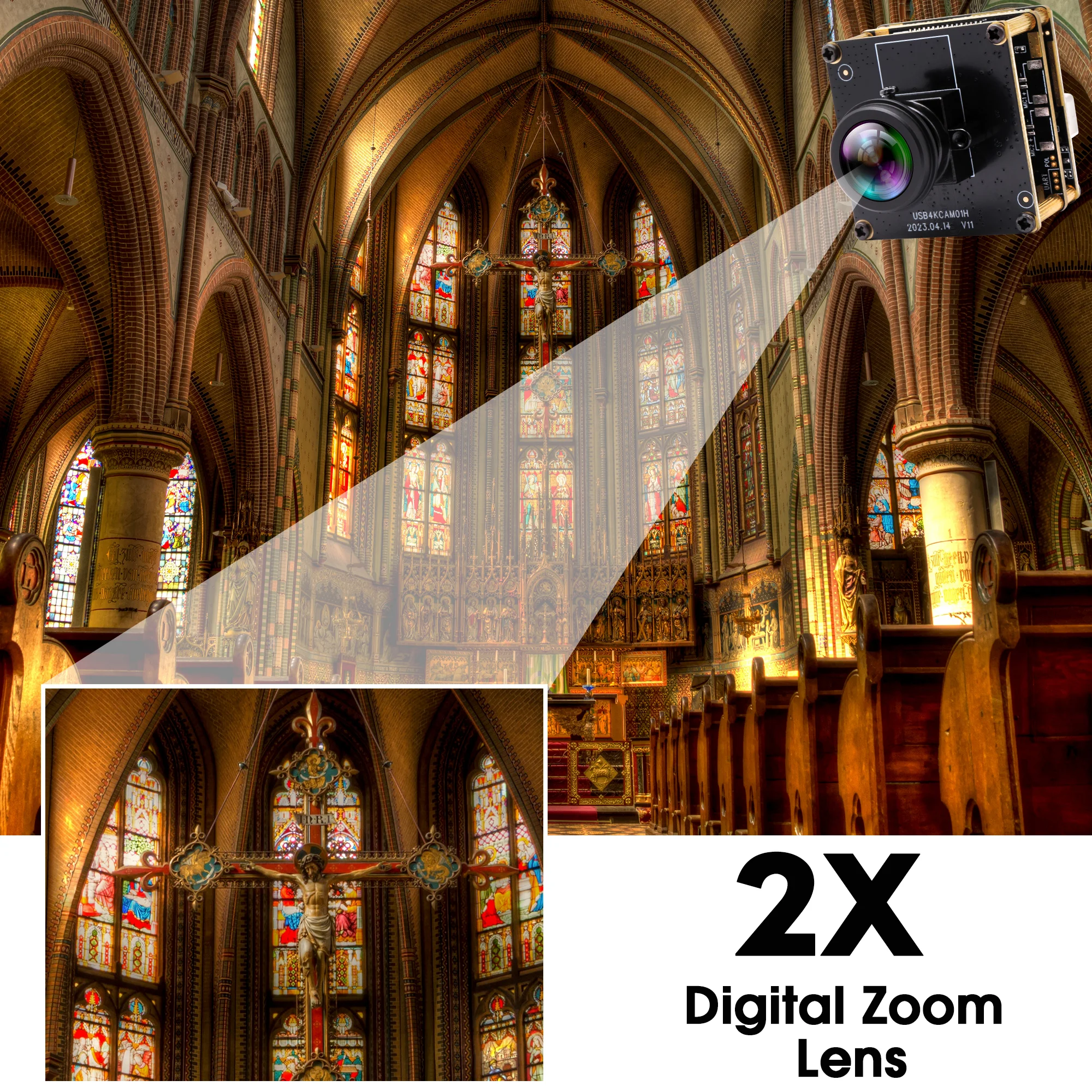 ELP HDMI 4K USB Camera Module High Speed 30FPS H.264/H.265 Camera ...